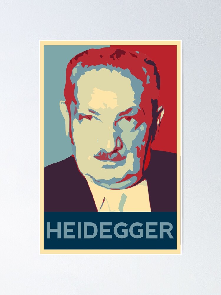 "Martin Heidegger poster" Poster for Sale by SozioNiko | Redbubble