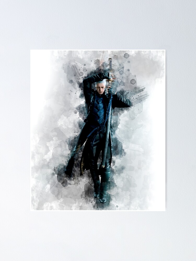 "DMC - Vergil watercolor" Poster for Sale by Stylizing4You | Redbubble