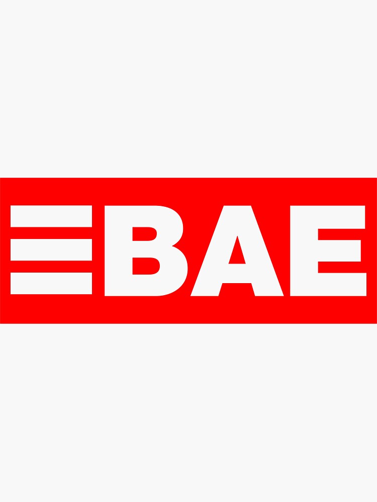 "BAE" Sticker by Fozy-Shop-Tees | Redbubble