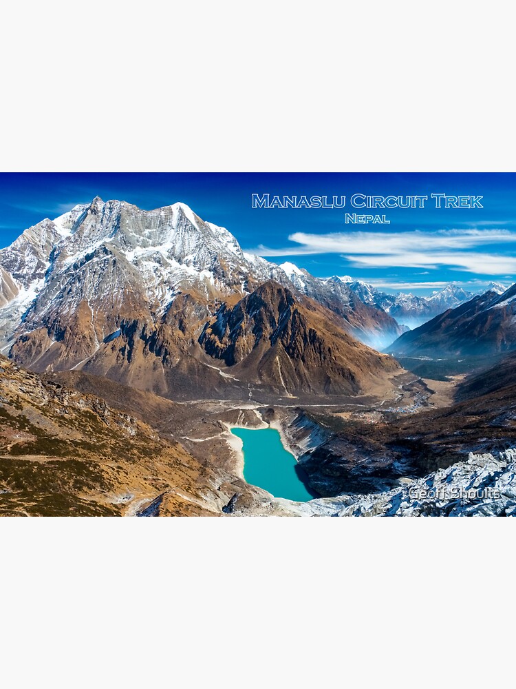 "Birendra Lake on the Manaslu Circuit Trek" Sticker for Sale by ...