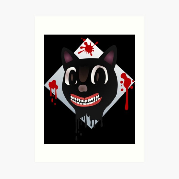 "Roblox Cartoon Cat" Art Print by AndrewAzarcon | Redbubble
