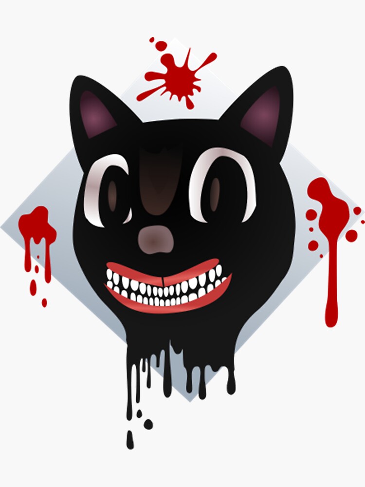 Pegatina «Gato de dibujos animados de Roblox» de AndrewAzarcon | Redbubble