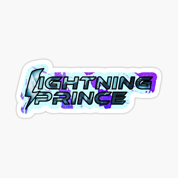 "Lightning Prince" Sticker for Sale by Lightning-shop | Redbubble