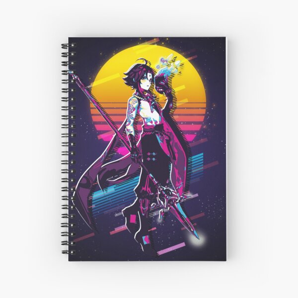 "Xiao - Genshin Impact 80s retro" Spiral Notebook for Sale by ...