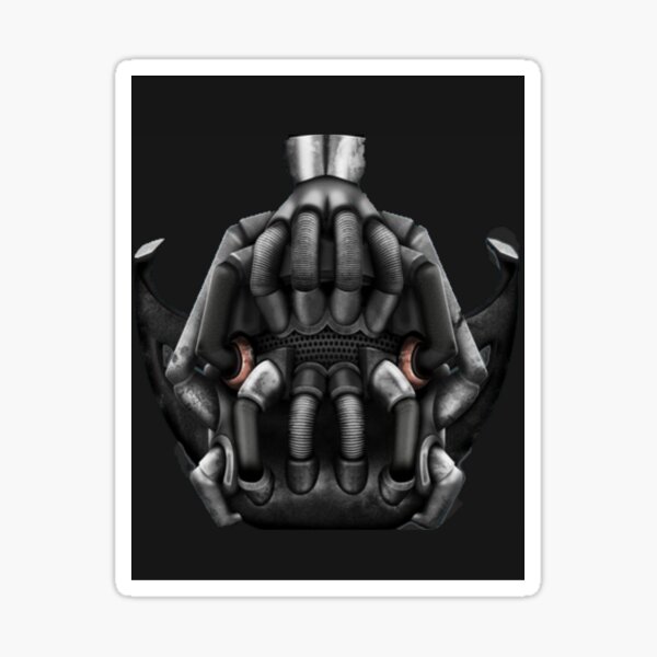 "Bane Face Mask" Sticker for Sale by aljoshashosha | Redbubble