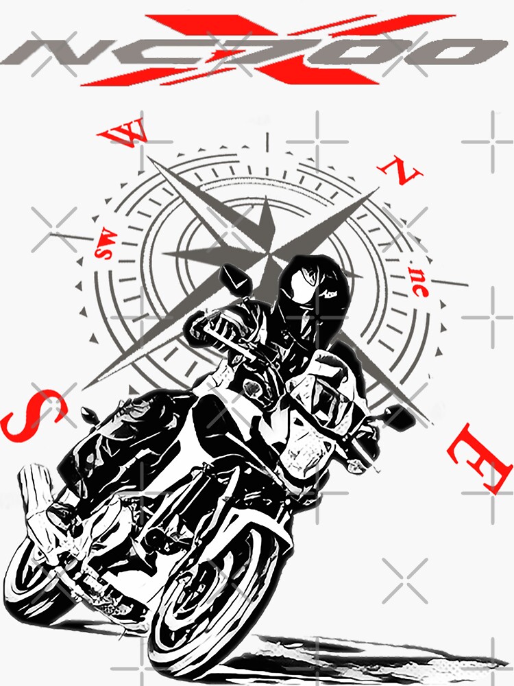 "Honda NC700X" Sticker von Evomotoarte | Redbubble