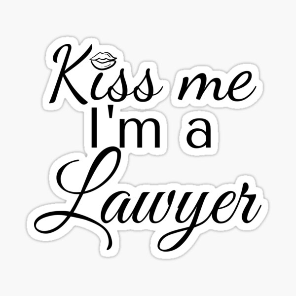 "Lawyer" Sticker for Sale by ModeUnique | Redbubble