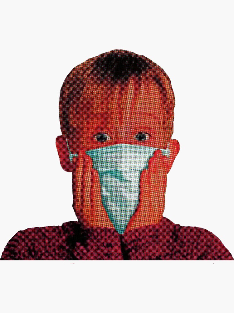 "home alone mask" Sticker by armerchant | Redbubble
