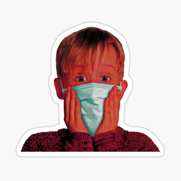 "home alone mask" Sticker by armerchant | Redbubble
