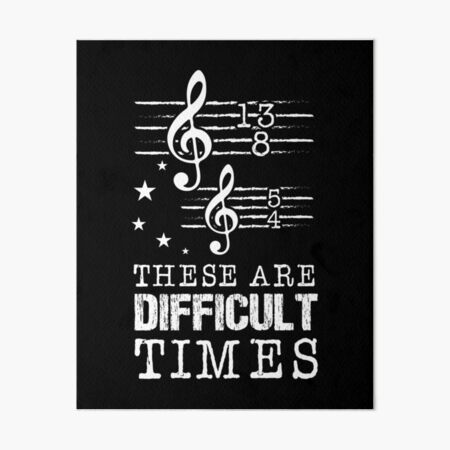 "These Are Difficult Times Musical Page Note Opera Orchestra Classic ...