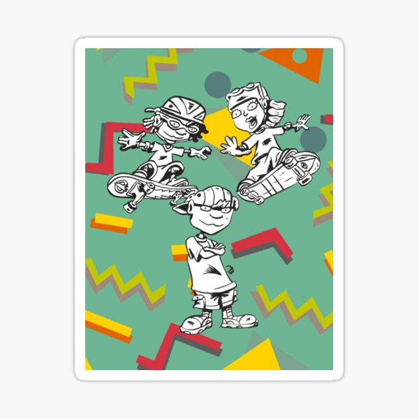 "Rocket Power" Sticker by blacksnowcomics | Redbubble
