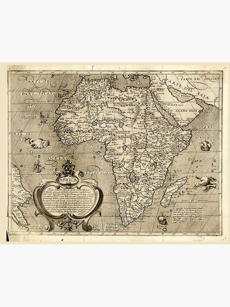 "Map of Africa (1602)" Poster by allhistory | Redbubble