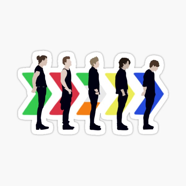"one direction arrow tattoo" Sticker for Sale by kjcookie | Redbubble