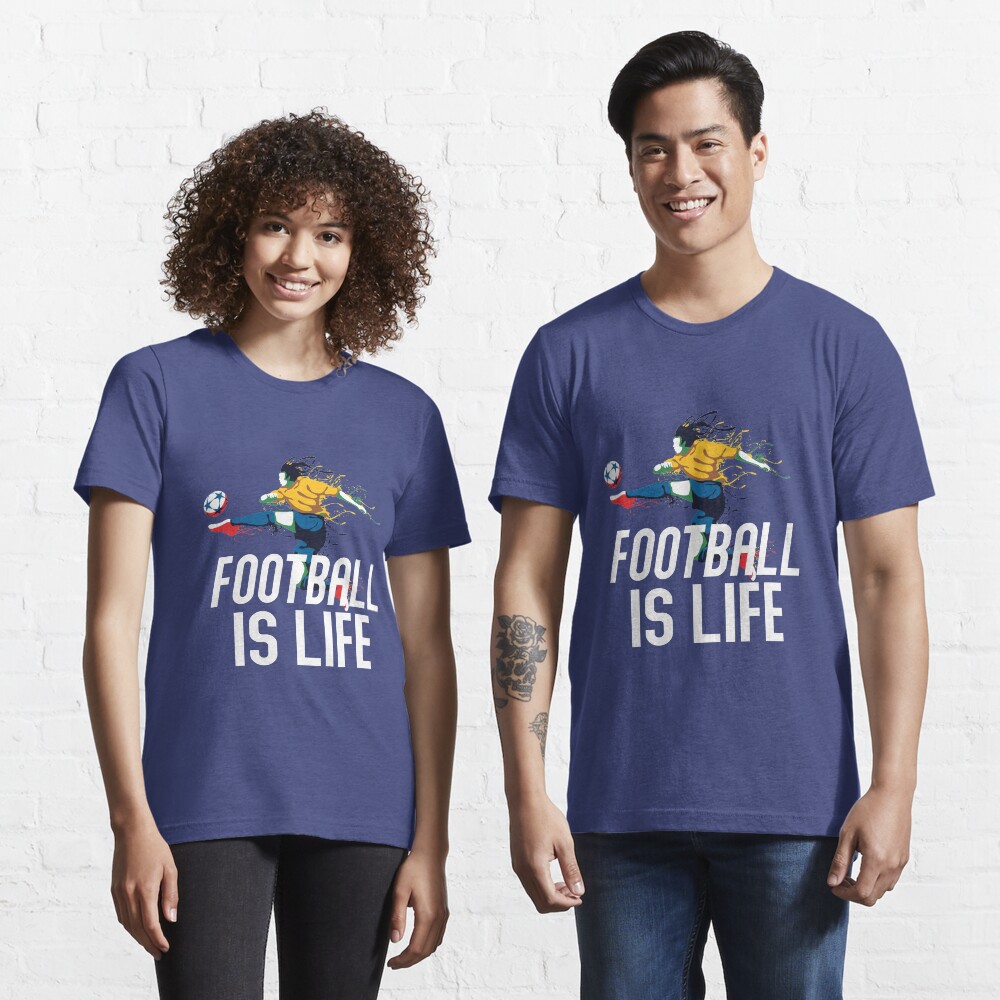 "football is life" T-shirt for Sale by damone7 | Redbubble | lasso t ...