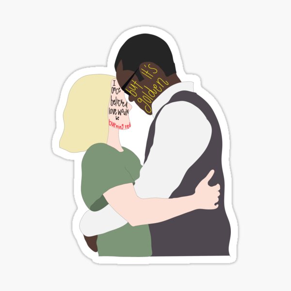 "chidi and eleanor x daylight" Sticker by stickersbyelise | Redbubble