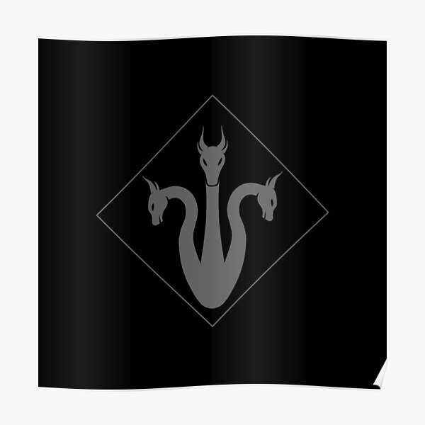 "Simple Hydra Logo Design" Poster for Sale by miniblisss | Redbubble
