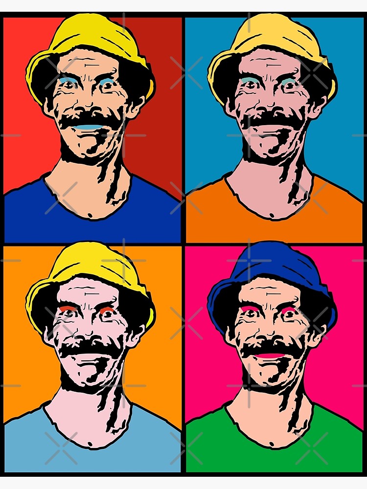 "Don Ramon - Pop Art" Art Print by Groenendijk | Redbubble