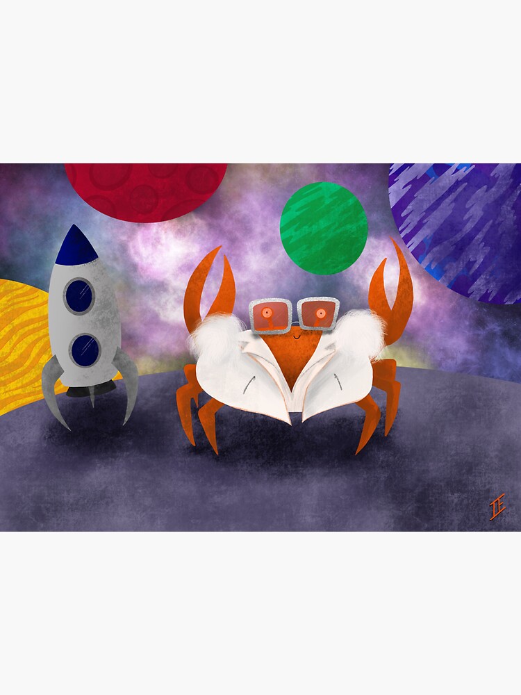 "Rocket Crab" Sticker for Sale by ArtByIE | Redbubble