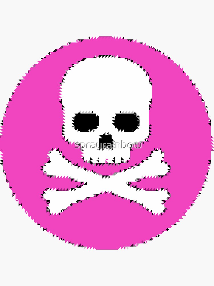 "Pink Poison" Sticker by sprayrainbow | Redbubble