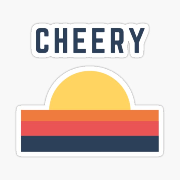 "Cheery" Sticker by ShomDesign | Redbubble