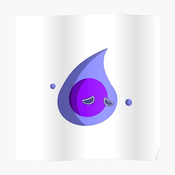 "Sad Slime" Poster for Sale by MindSlimeShop | Redbubble