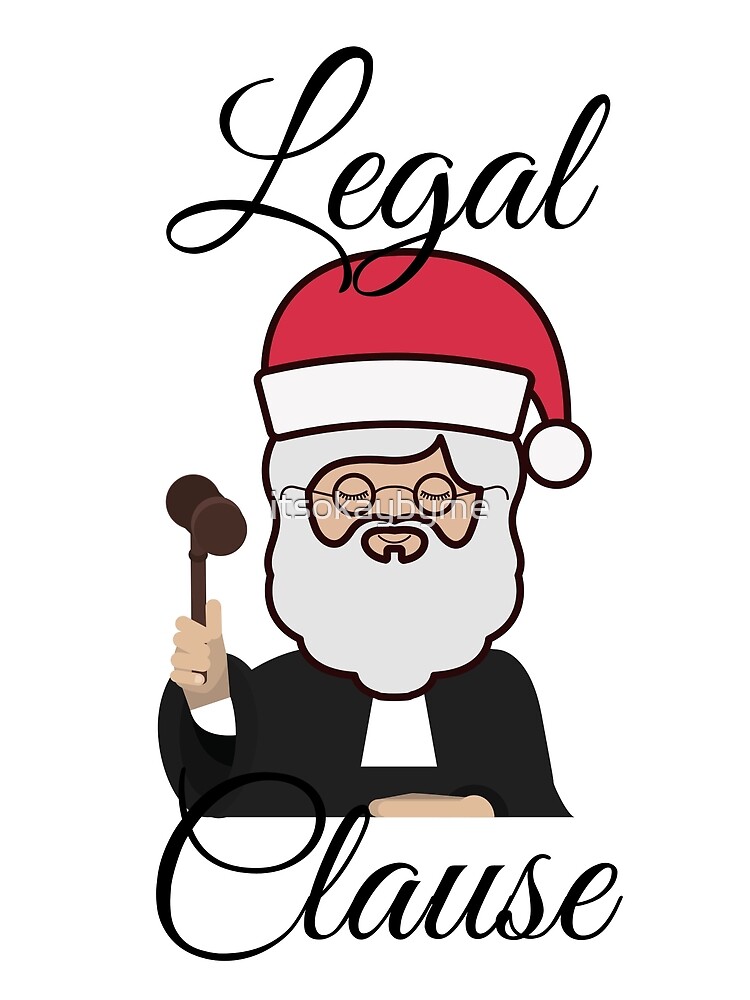 "Legal Santa Claus | Christmas | Lawyer | Judge | Barrister" Greeting ...