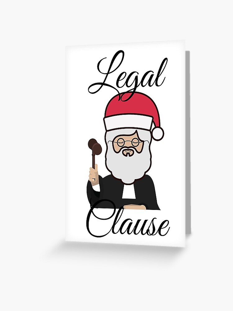 "Legal Santa Claus | Christmas | Lawyer | Judge | Barrister" Greeting ...