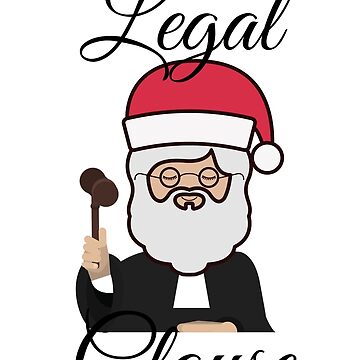 "Legal Santa Claus | Christmas | Lawyer | Judge | Barrister" Greeting ...