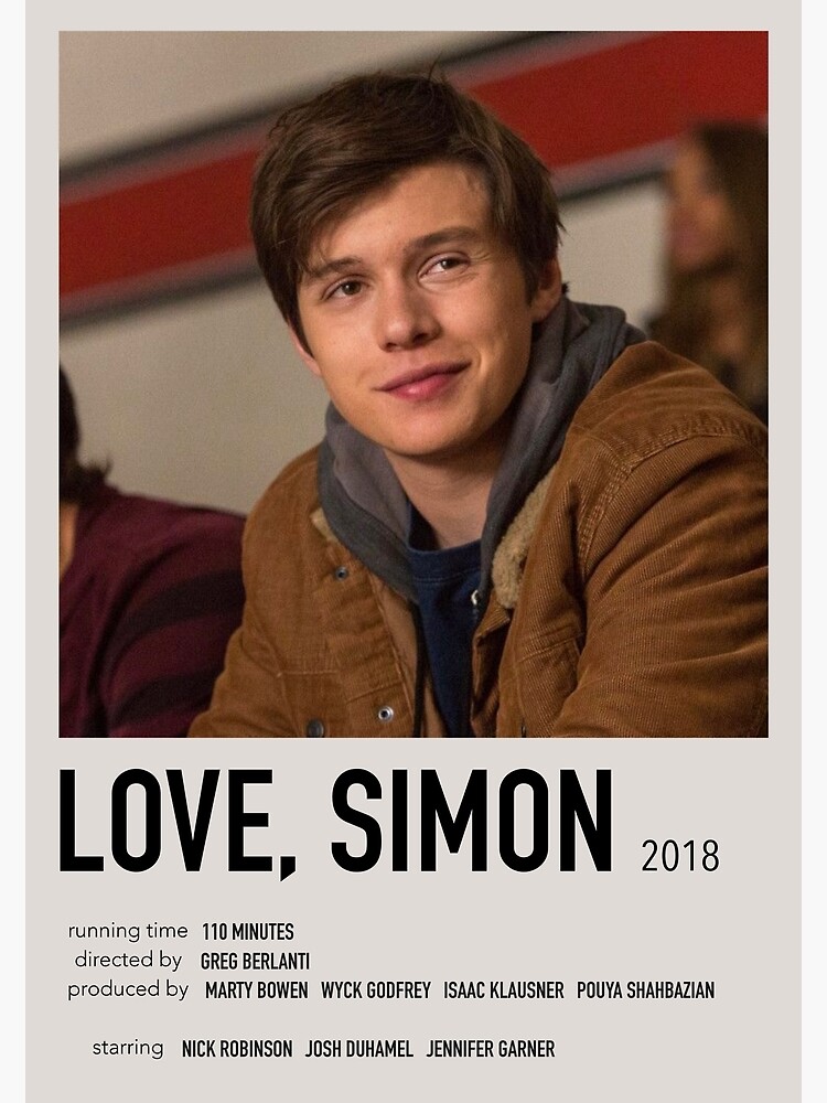 "Love, Simon" Poster for Sale by ToriaMe | Redbubble