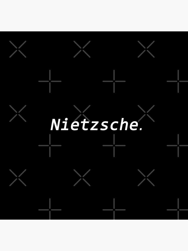 Lámina fotográfica «Diseño de logo de Nietzsche para filósofos» de ...