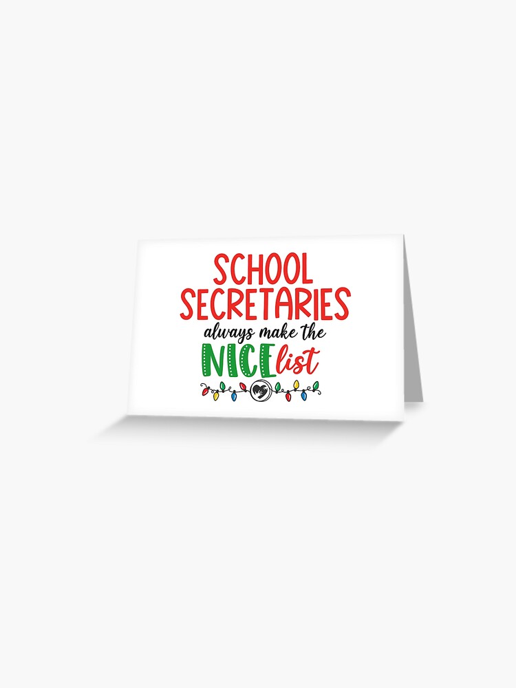 "School secretary christmas, office" Greeting Card for Sale by MB ...