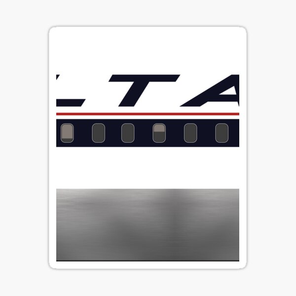"Plane Tees - Delta Air Lines (Widget, 1980s)" Sticker for Sale by ...