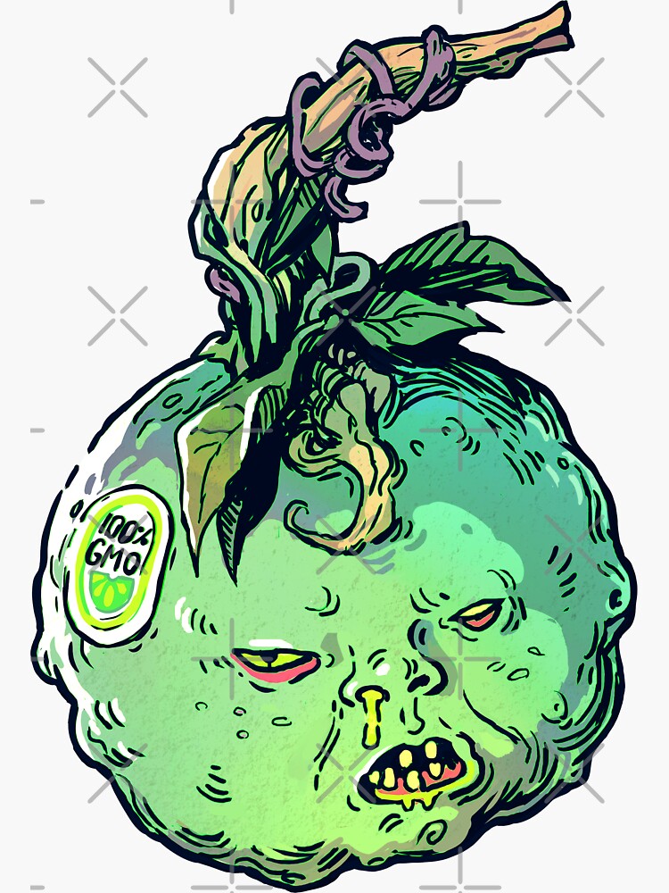 "Rotten" Sticker for Sale by Marianne Martin | Redbubble