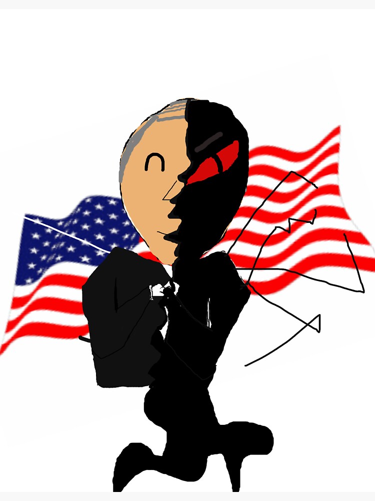 "Monster President" Sticker by bruhman2431 | Redbubble