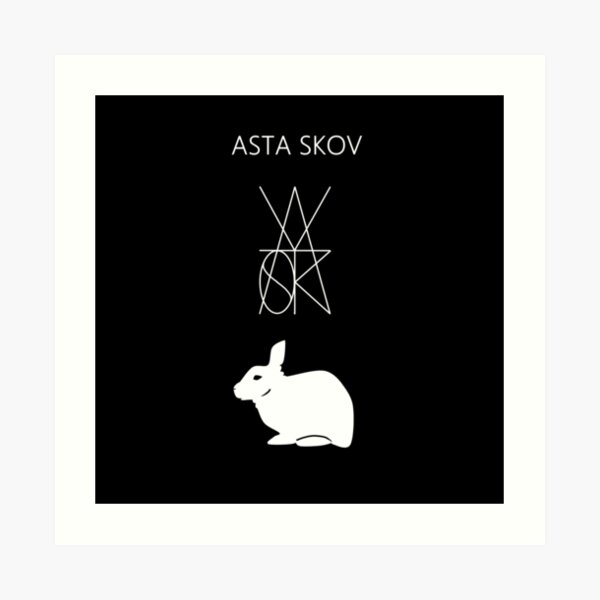 "Asta Skov Logo" Art Print by CinnamonFun | Redbubble