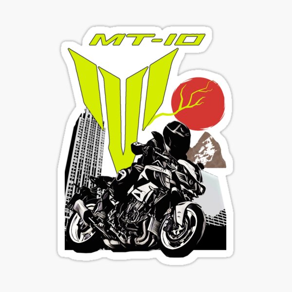 "Yamaha MT-10" Sticker by Evomotoarte | Redbubble