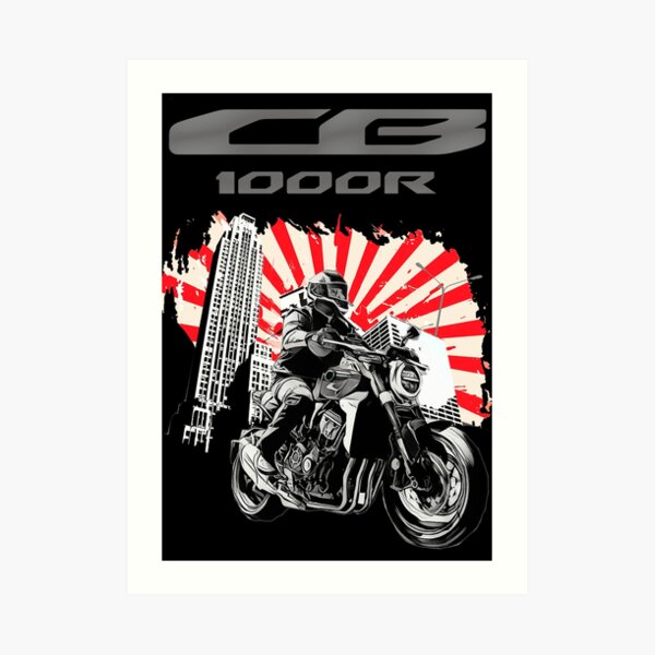 "Honda CB1000R Neo Sports Café" Art Print for Sale by Evomotoarte ...