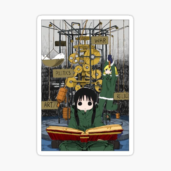 "Girls Last Tour Chapter 28 Illustration" Sticker for Sale by Rabbit ...