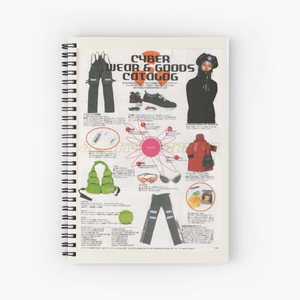 "y2k/90s Japanese fashion magazine aesthetic " Spiral Notebook by ...
