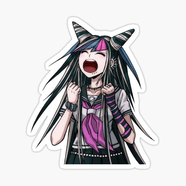 "Ibuki Mioda!!" Sticker by Scene-designz | Redbubble