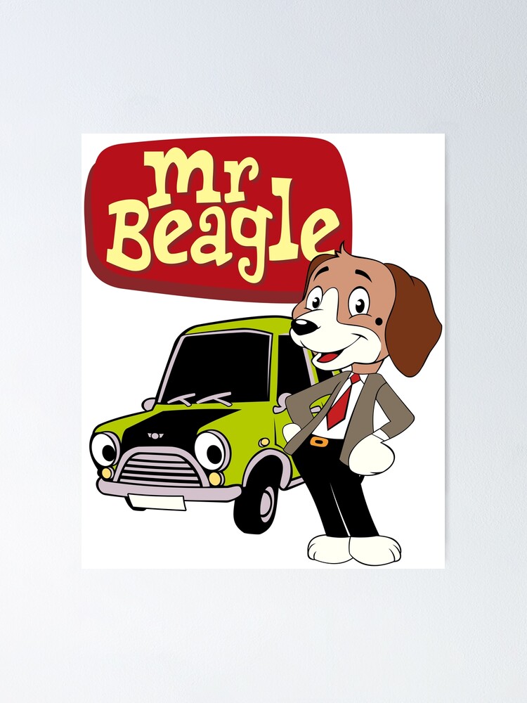 "Mr. Beagle" Poster for Sale by BTS-Design | Redbubble