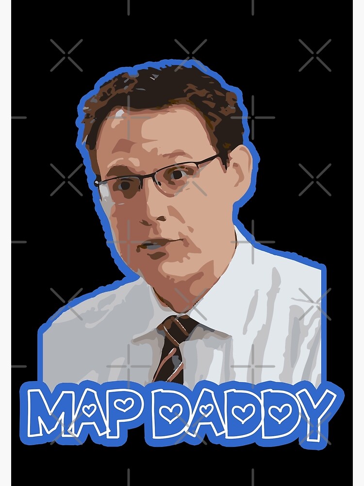 "Steve Kornacki Map Daddy" Poster by LongWinded | Redbubble
