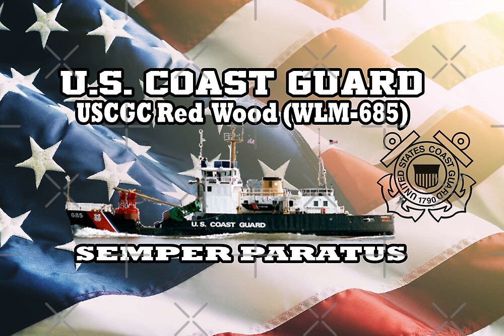 "U.S. Coast Guard USCGC Red Wood (WLM-685)" by Michael Branco | Redbubble
