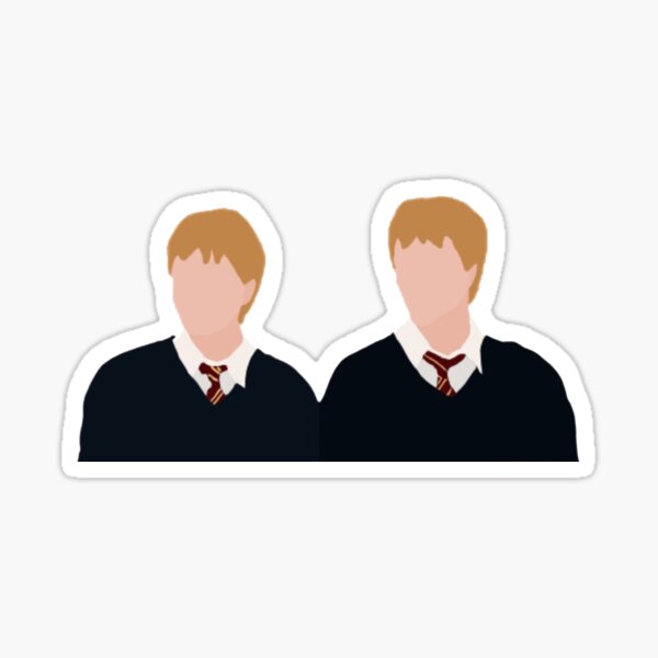 "weasley twins" Sticker by han04 | Redbubble
