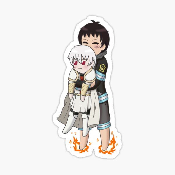 "Doting Shinra" Sticker for Sale by cailinpeters | Redbubble