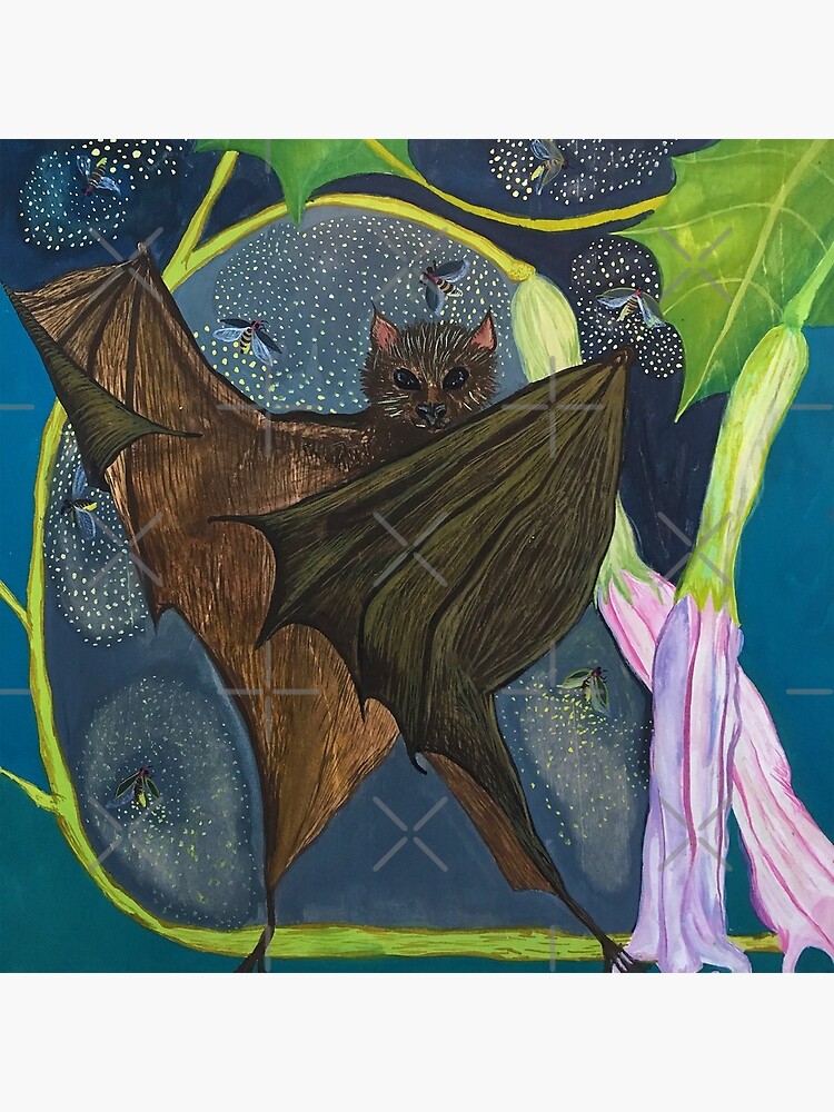 "Batzilla- Nature Bat Dancer by Shannon O'Rourke " Poster for Sale by ...