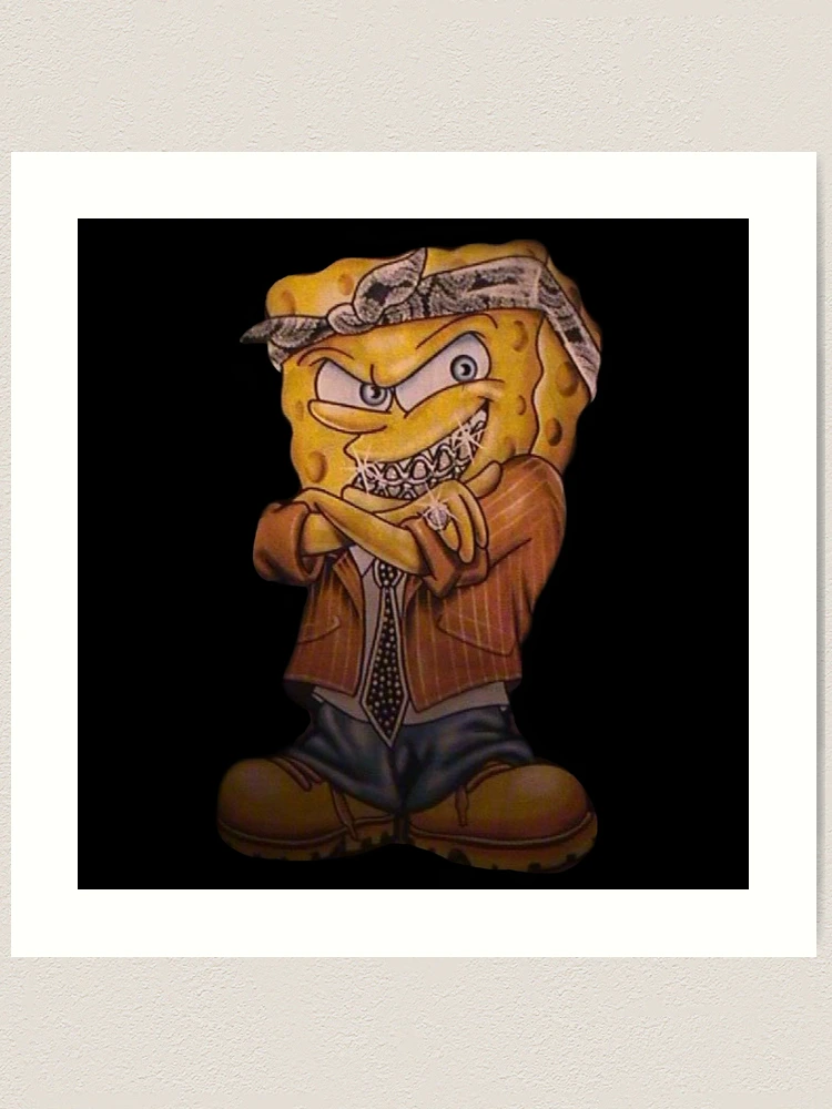 Gangster spongebob tattoos | Orangetattooshop.com
