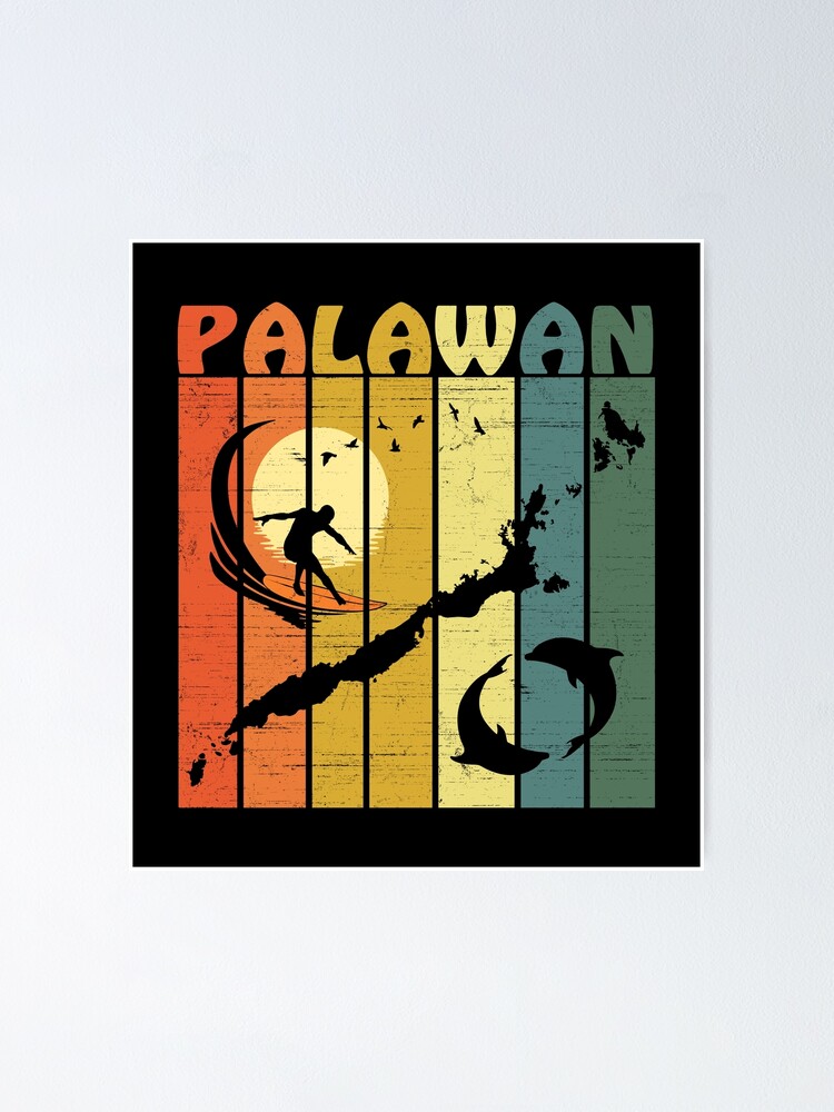 "Palawan" Poster by NicGrayGraphic | Redbubble