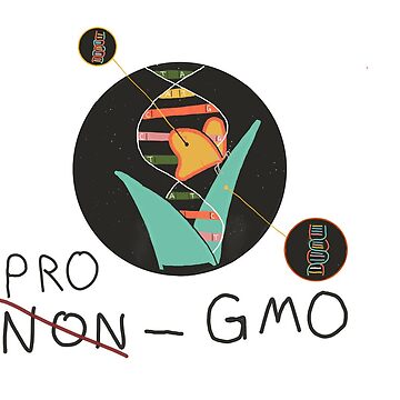 "PRO GMO" Sticker for Sale by LartistM | Redbubble