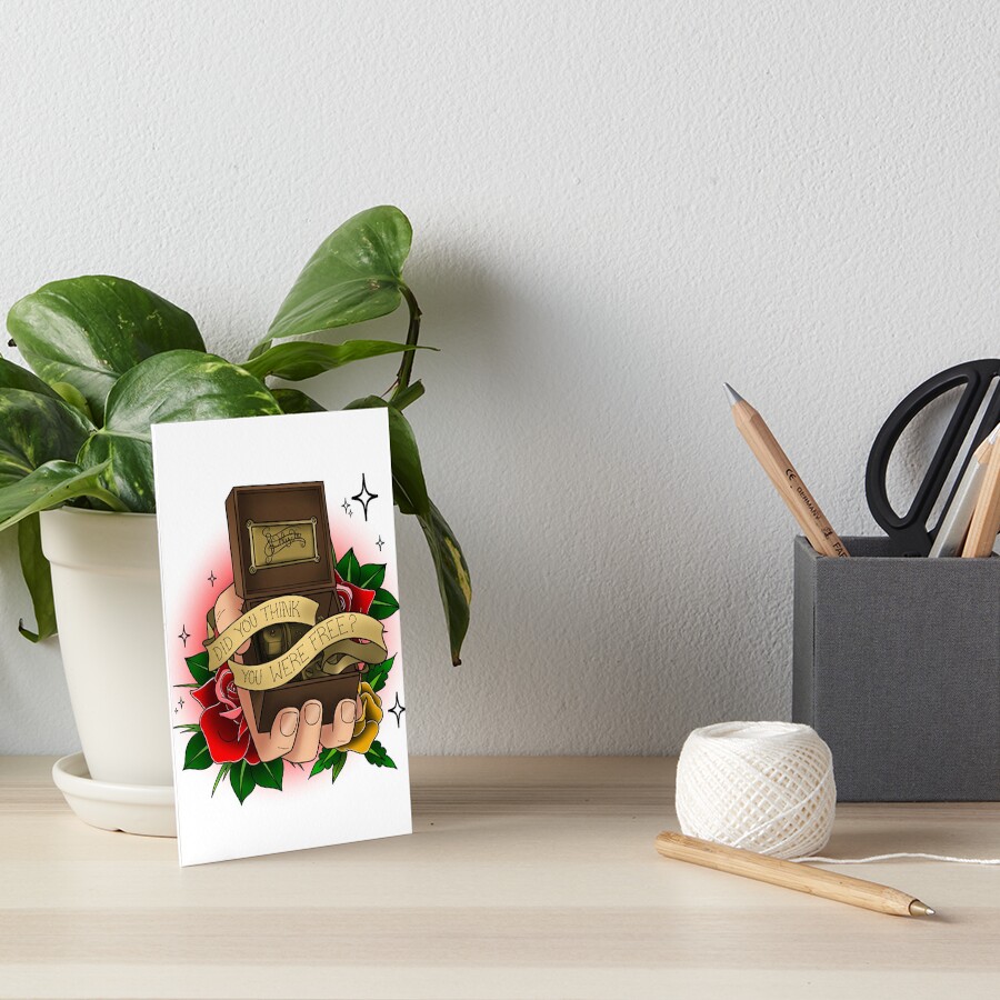 "Jacob Seed Traditional Tattoo" Art Board Print by littlelord | Redbubble